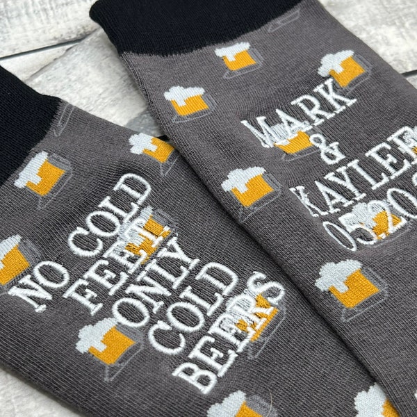 Cold Feet Wedding Socks - Etsy