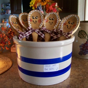 Gingerbread Wooden Spoon, Kitchen Decor, Package Decorations ...