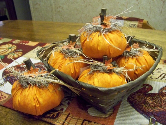 Primitive Pumpkin Bowl Fillers Farmhouse Fall Bowl Fillers | Etsy