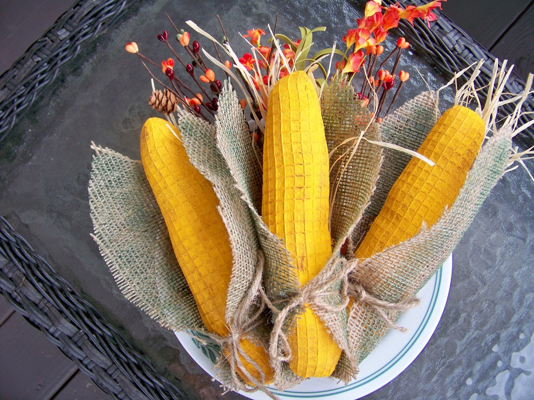 Primitive Corn Bowl Fillers, Farmhouse Fall Bowl Fillers. Rustic Fall ...