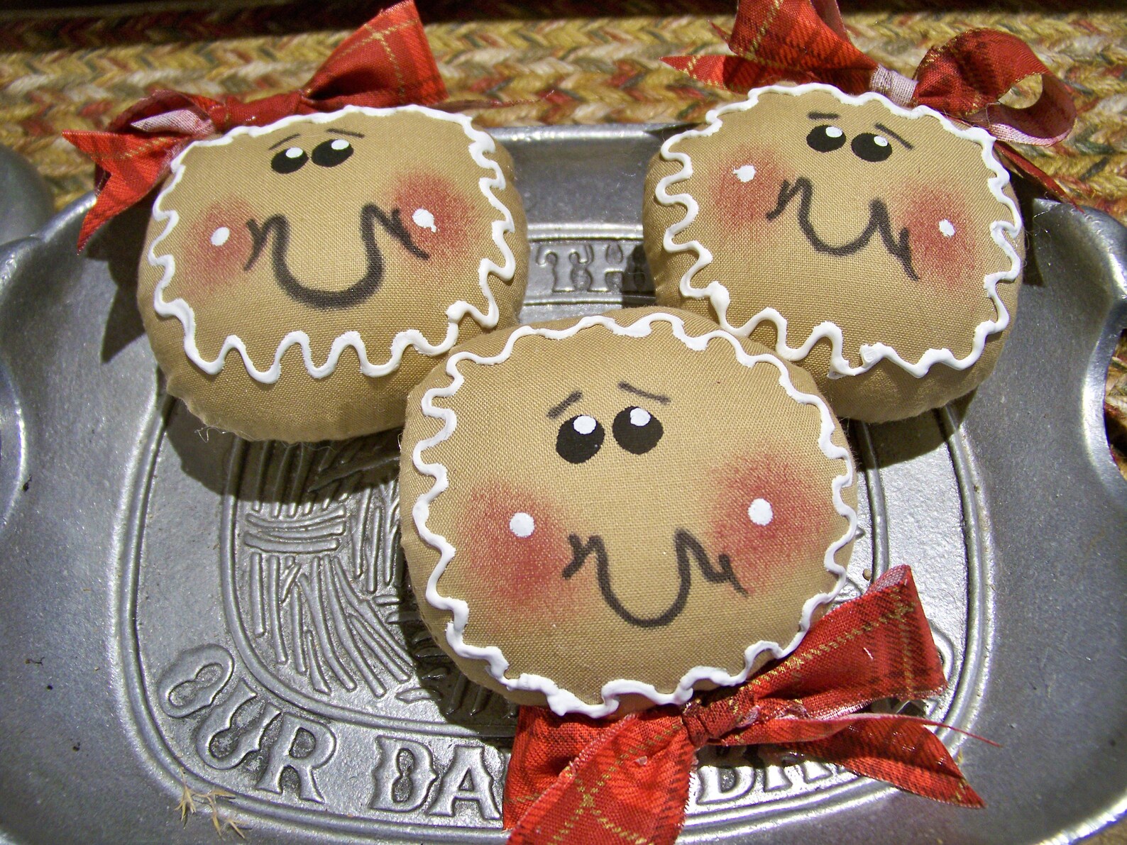 Gingerbread Cookies Bowl Fillers Gingerbread Pillow Tucks - Etsy