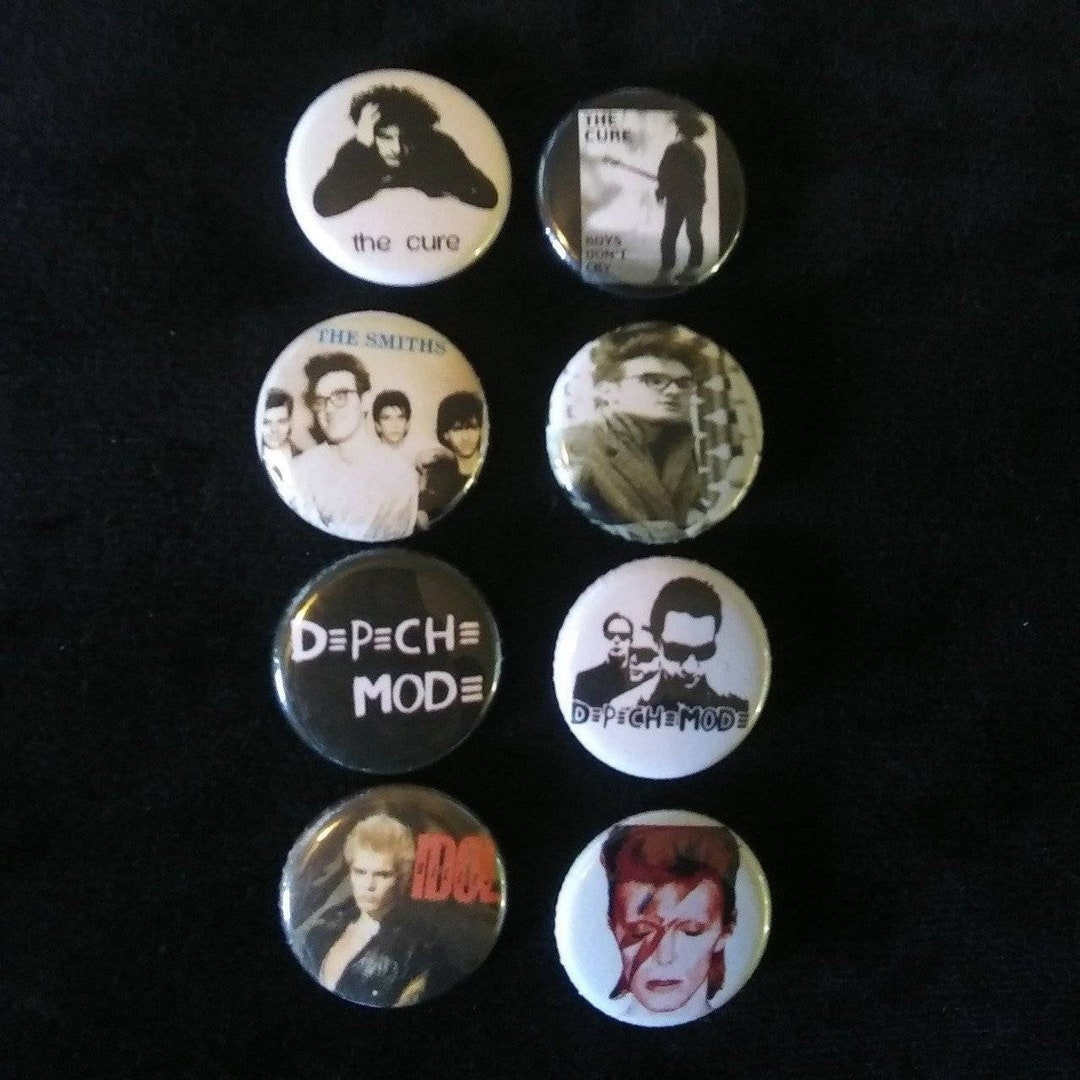 80s Post Punk Pins Buttons Badges Collection - Etsy