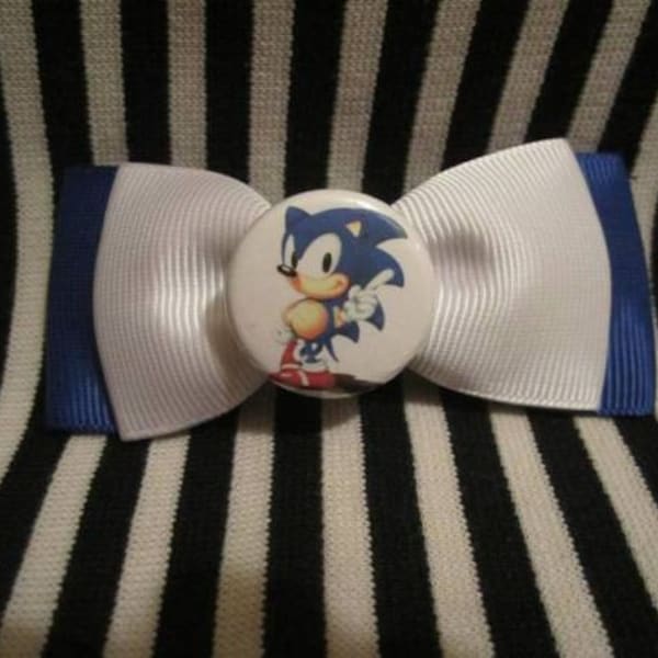 Sonic the Hedgehog Hair Bow - Etsy