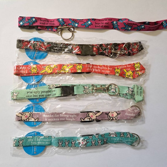 It's Happy Bunny Y2K lanyard rare deadstock - Gem
