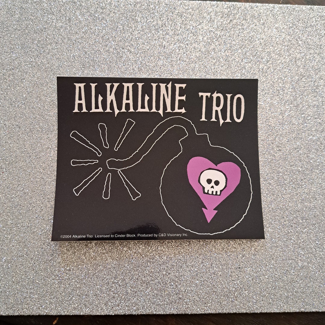 Deadstock Alkaline Trio Sticker - Etsy