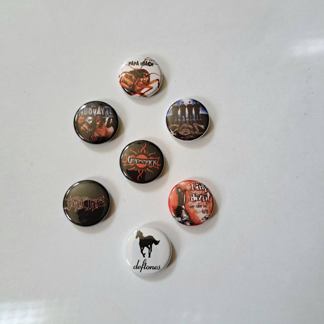 Nu Metal 1 Inch Pin Pack - Etsy