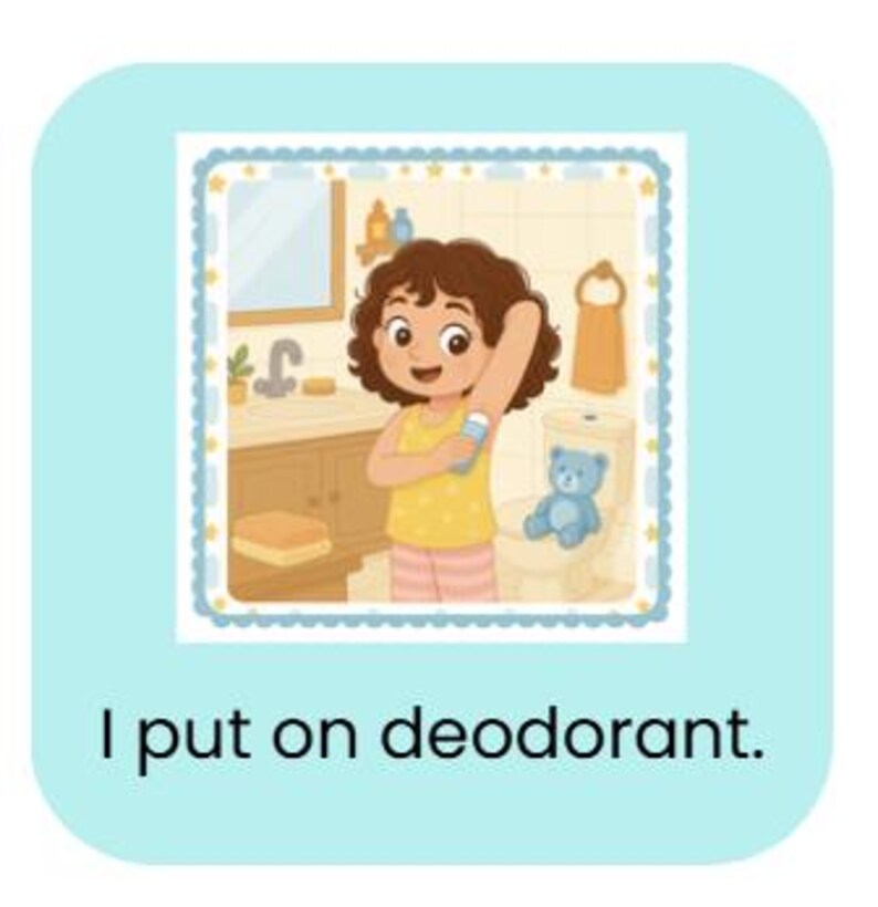 Ready for the Day Visual Chart | School-aged Hygiene Routine Printable ...