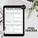 SMART Goal Tracker Printable, Minimal Action Plan & Progress Tracking ...