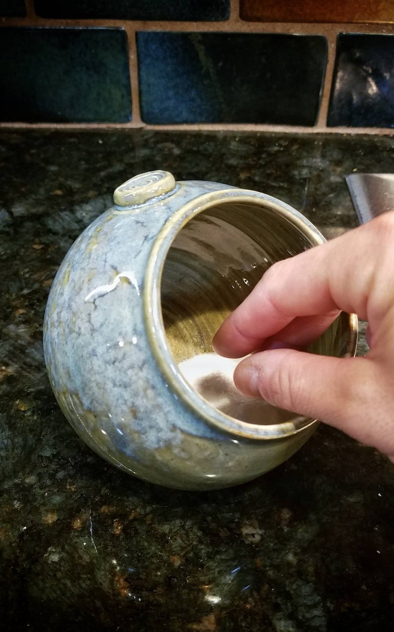 Salt Pig / Pottery Salt Pig / Handmade Pottery / Salt Cellar / Pottery ...