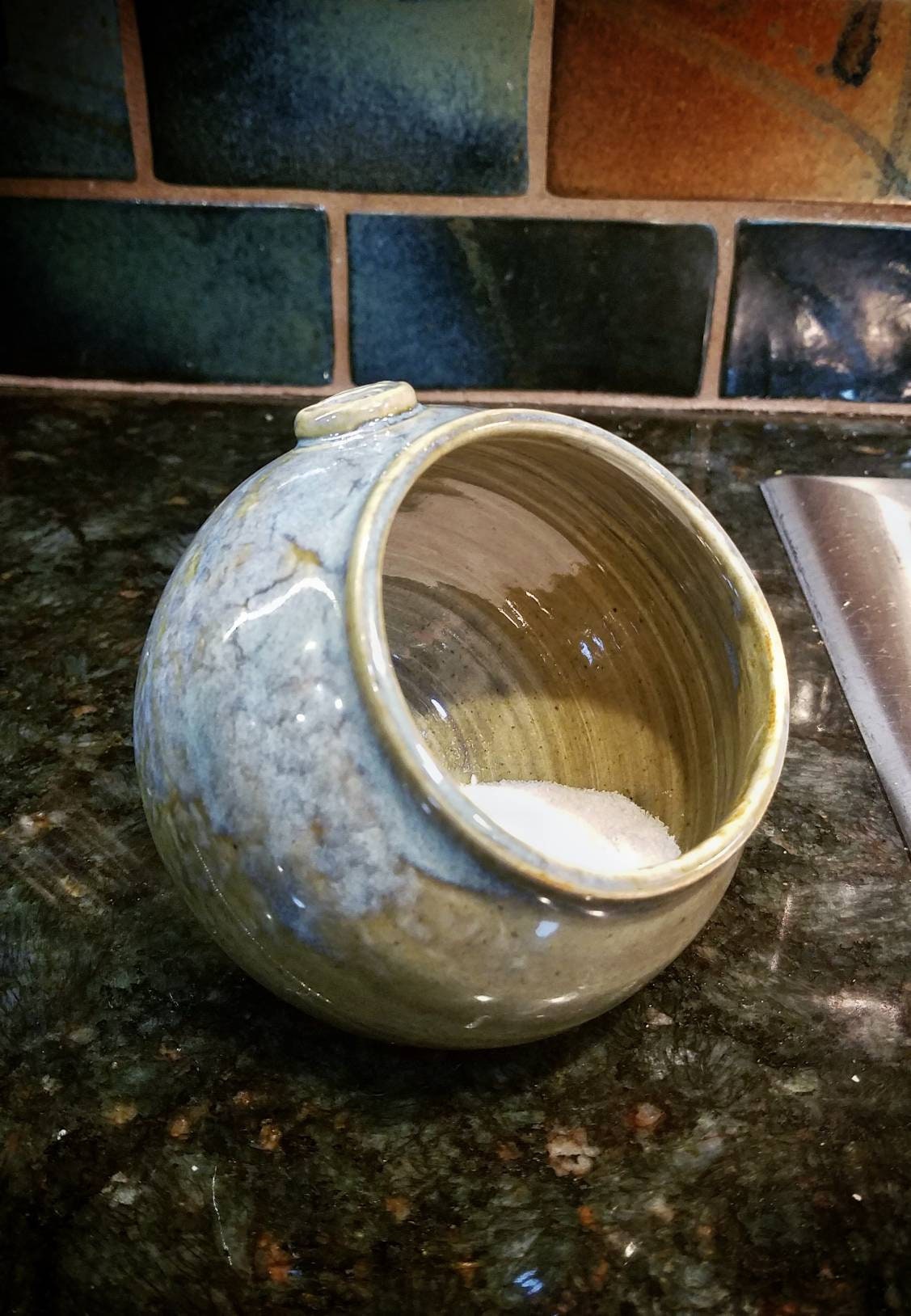Salt Pig / Pottery Salt Pig / Handmade Pottery / Salt Cellar / Pottery ...