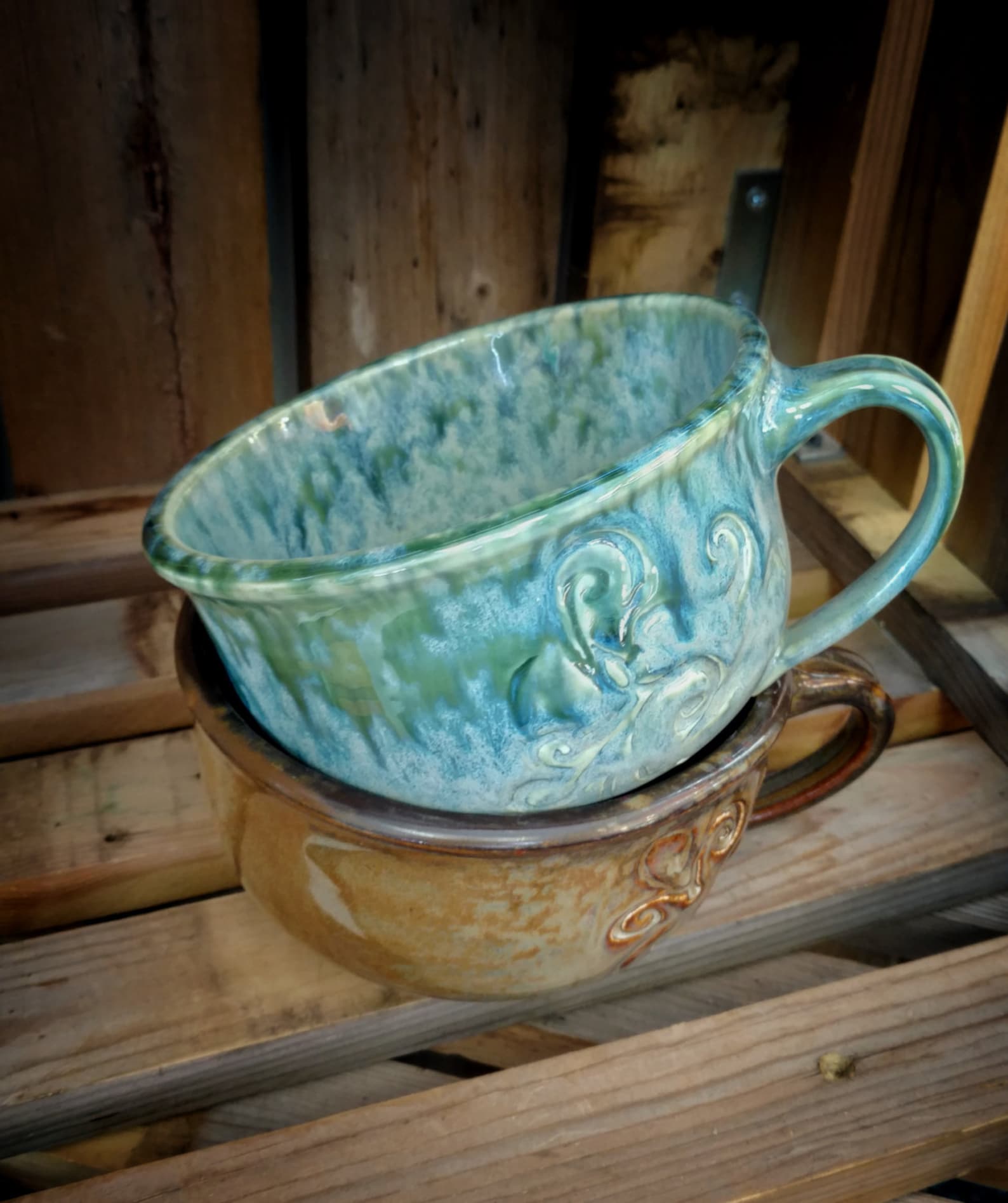 Soup Mug / Crock / Bowl With Handle / Handmade / Pottery / - Etsy