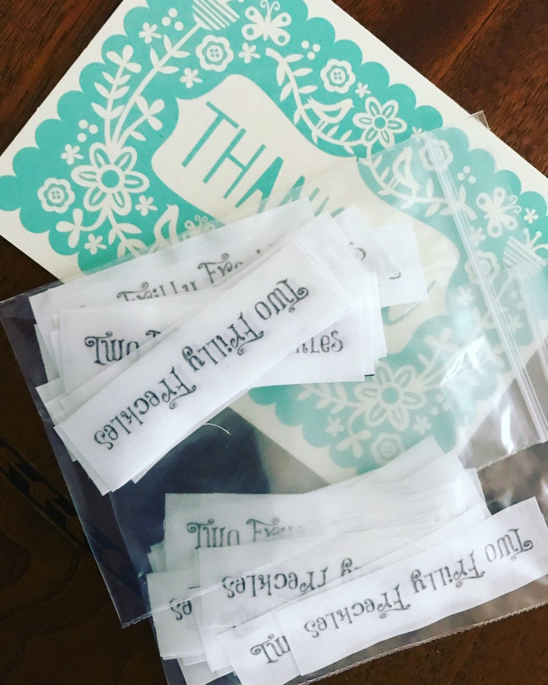 100 Medium/small Custom Labels - Etsy