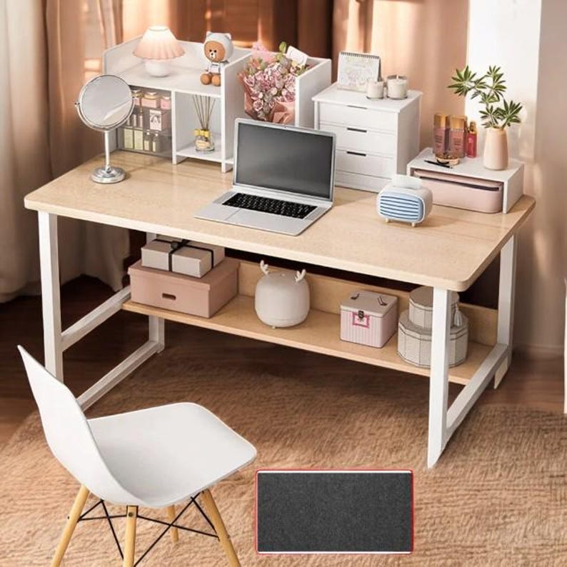 Modern Computer Desk Home Office Study PC Work Table - Etsy UK