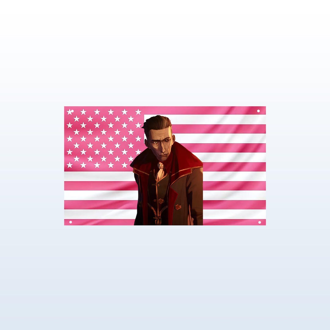 Silco Arcane Flag, League of Legends Wall Banner, Pink Aesthetic Arcane ...