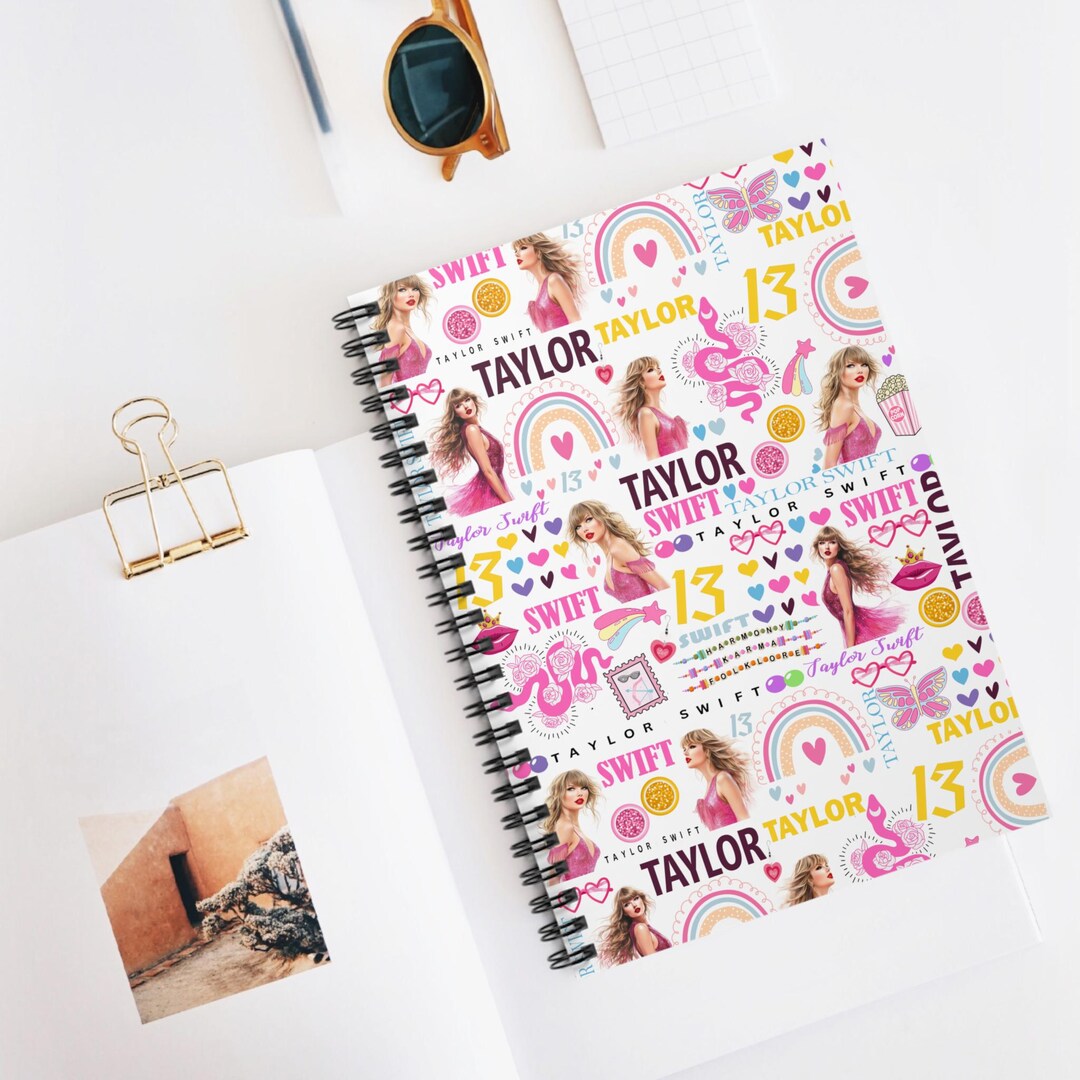 TS Spiral Notebook, Taylor Notebook, Swiftie Gift, Taylor Christmas ...