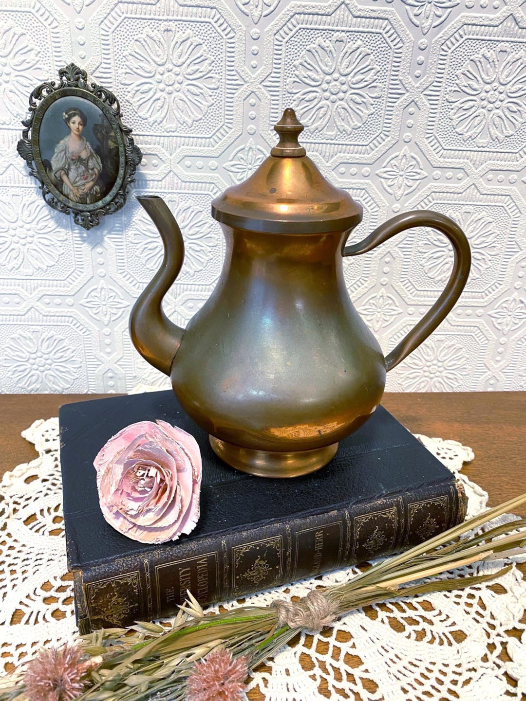 Vintage Tagus Copper Teapot | Made in Portugal R.95 | Antique Rustic ...