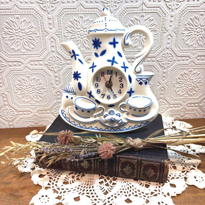 Teapot Clock - Etsy