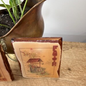 Vintage Handmade Love & Faith Wall Art | Retro Religious Decoupage Wood ...