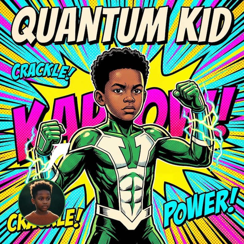 Custom Comic Book Superhero Portrait | Personalized Pop Art (digital ...