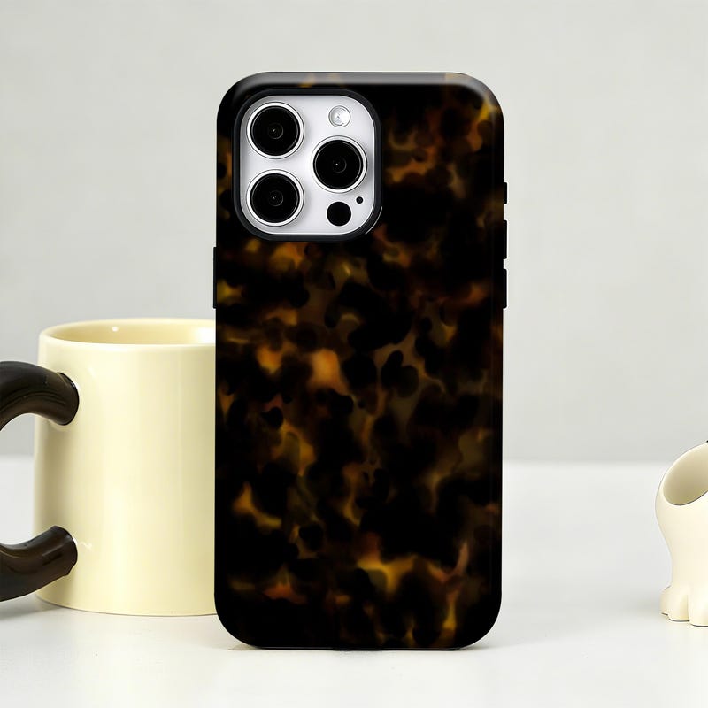 Tortoise Shell Phone Case - Etsy