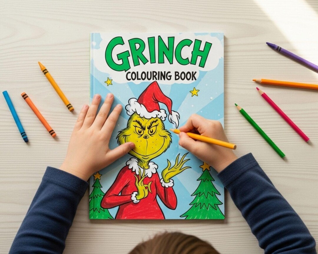 Grinch Coloring Book|70+ Unique and Cute Coloring Pages| Instant ...
