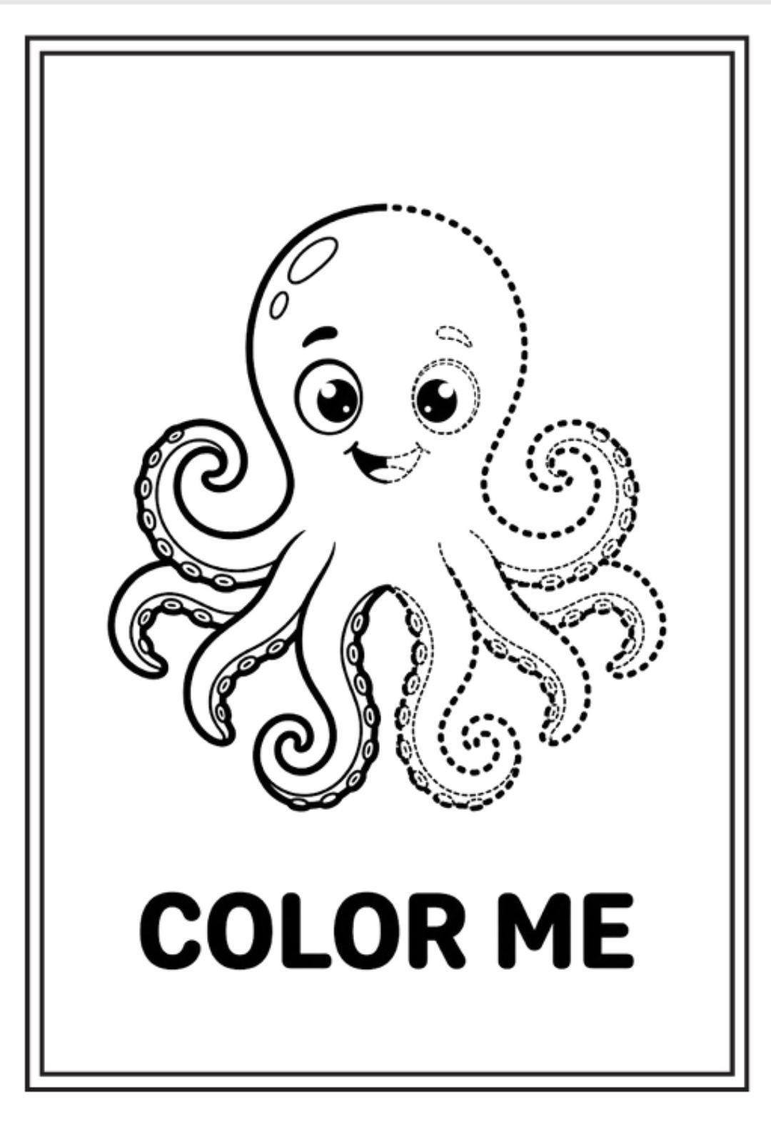 100 Half Drawn Coloring Pages| 2 in 1 Activity for Kids |instant ...