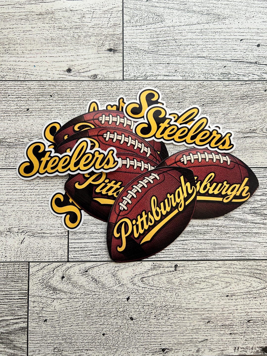 Pittsburgh Steelers Inspired Vinyl Stickers Random 15+pc - Etsy