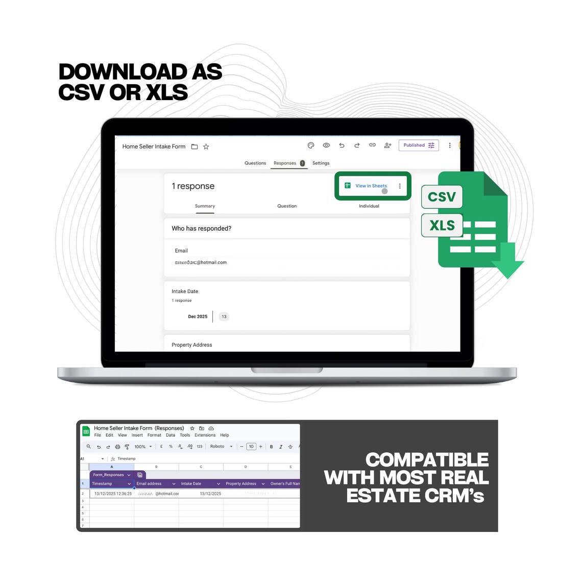 Pre-built Google Forms for Real Estate | Buyer Seller Renter Intake ...