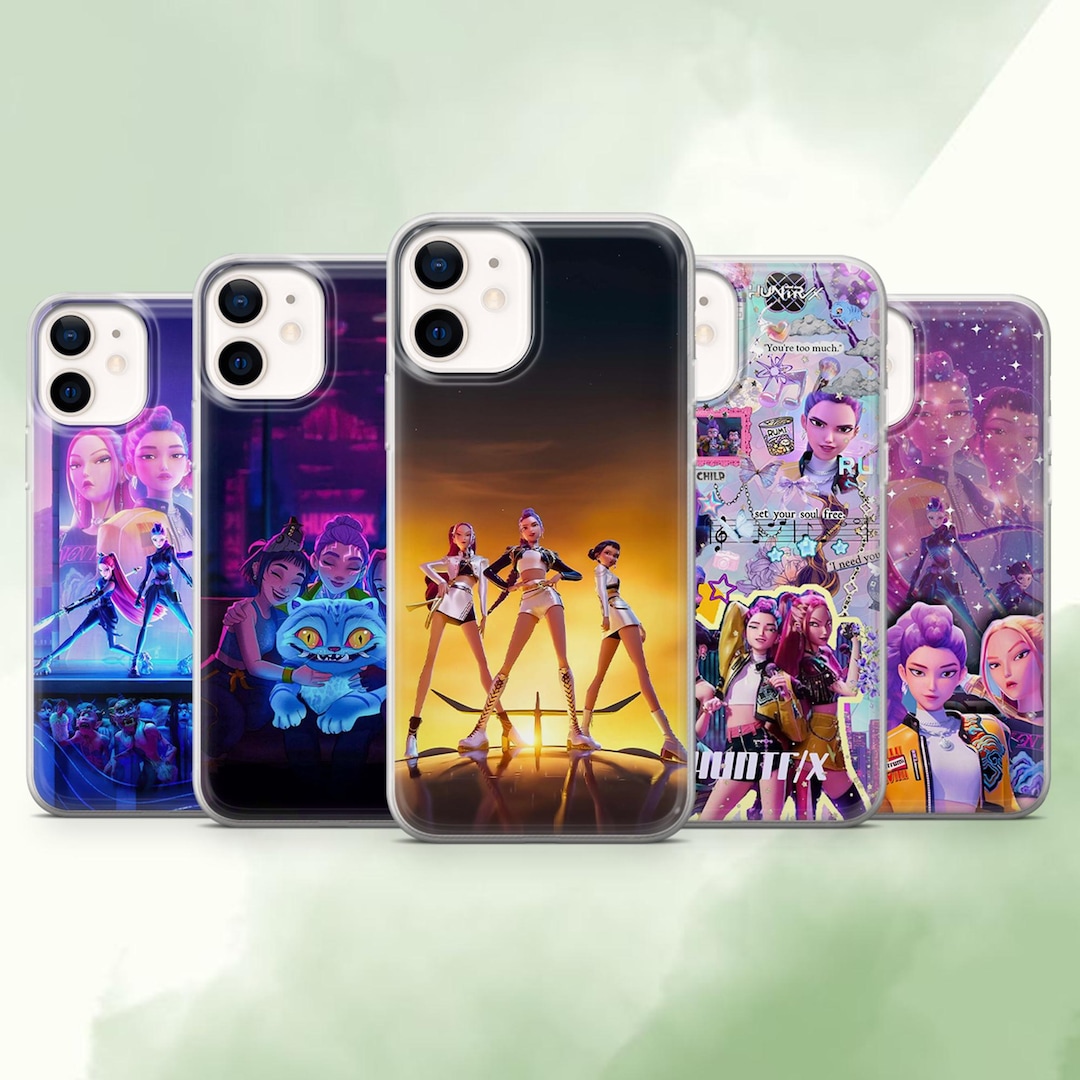 Kpop Demon Hunters Phone Case Singing Anime Cover for iPhone 17, 17pro ...