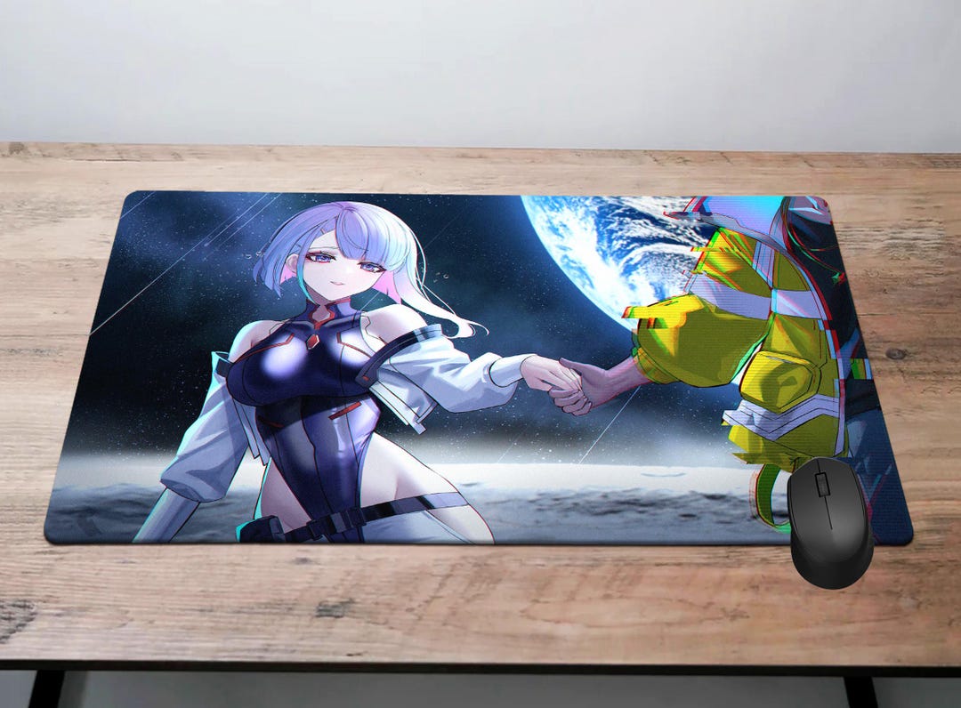 Cyberpunk Edgerunners Desk Mat Anime Mouse Pad, Edgerunners Mouse Pad ...