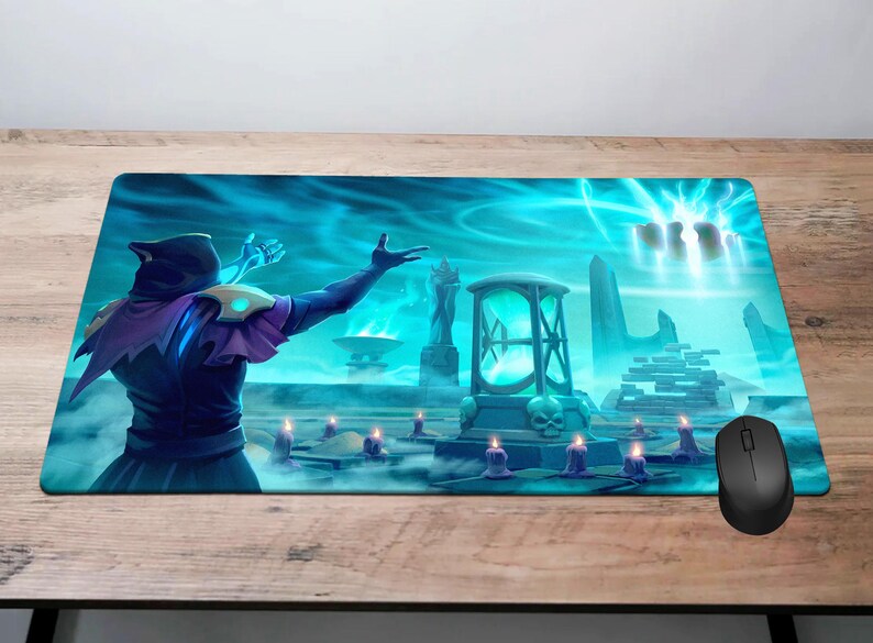 OSRS Desk Mat Old School Runescape Mouse Pad, Necromancer Gaming Desk ...