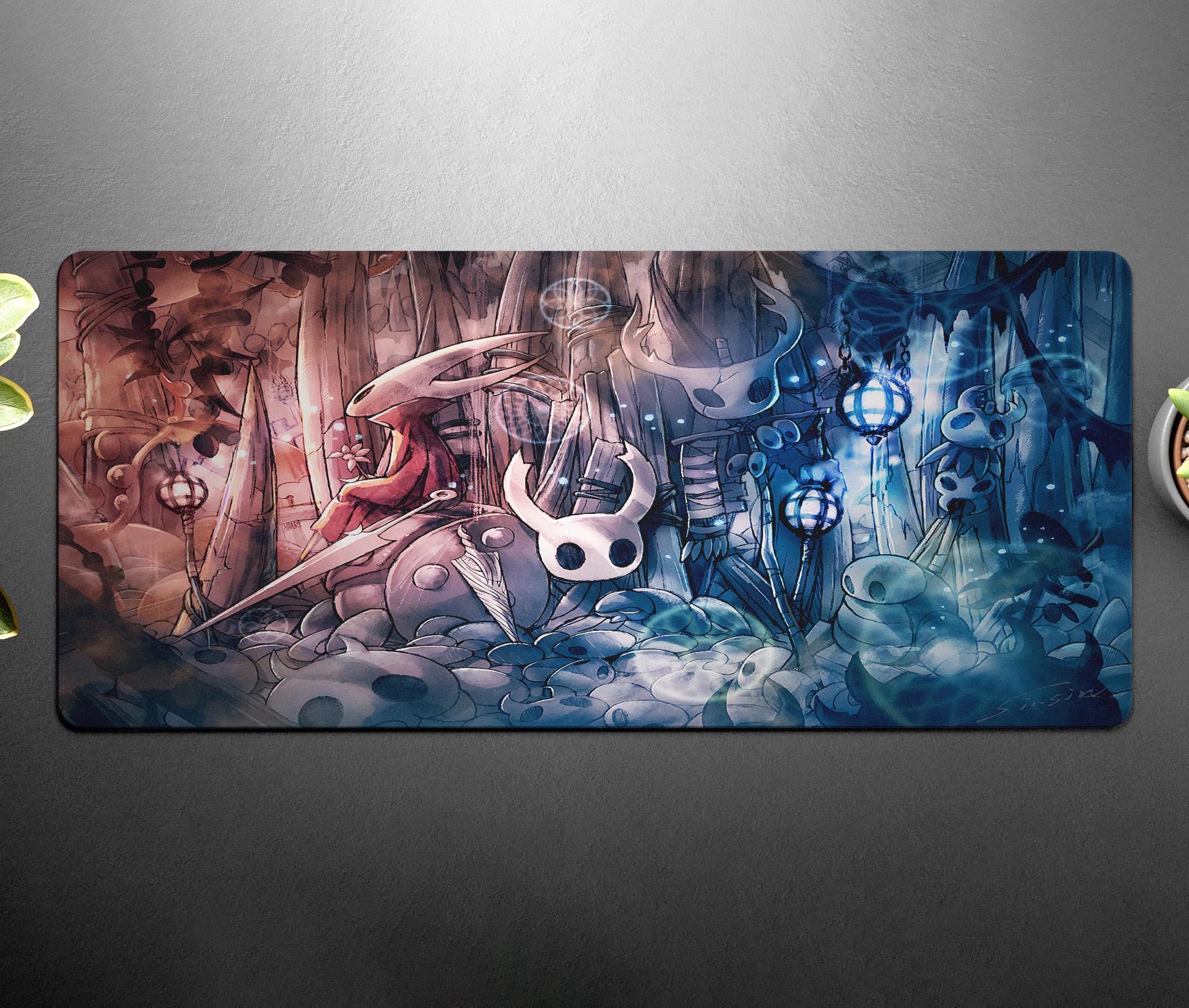 Hollow Knight Desk Mat Gaming Mouse Pad, Silksong PC Gaming Desk Pad ...