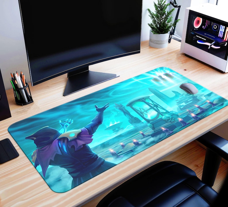 OSRS Desk Mat Old School Runescape Mouse Pad, Necromancer Gaming Desk ...