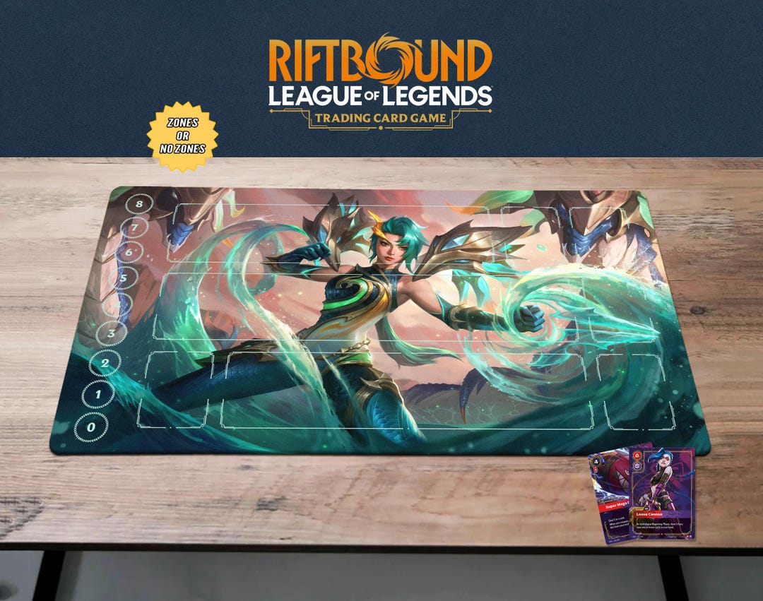 Kai'sa Riftbound Playmat TCG Card Mat, Rift Bound Kaisa Gamemat ...