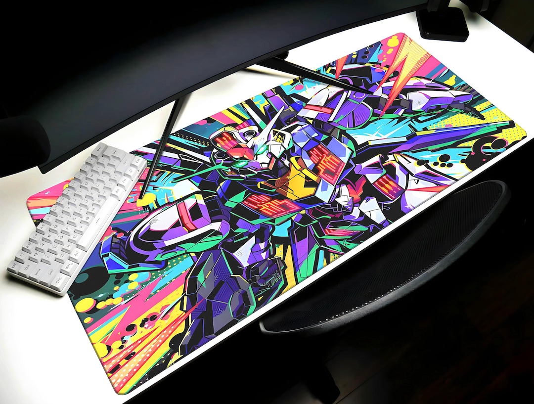 Aerial Rebuild Parallel Gundam Desk Mat Mobile Suit Mouse Pad, TCG Card ...