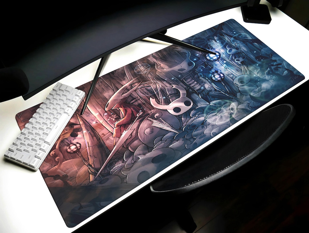 Hollow Knight Desk Mat Gaming Mouse Pad, Silksong PC Gaming Desk Pad ...