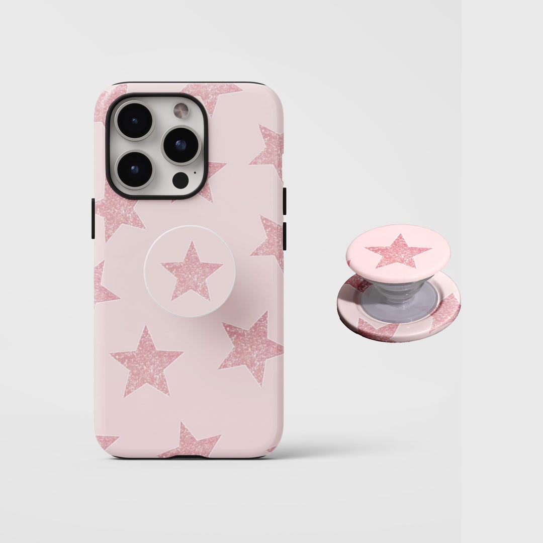 Pink Glitter Stars Phone Case,retro Y2K Coquette,cover for iPhone 17-11 ...