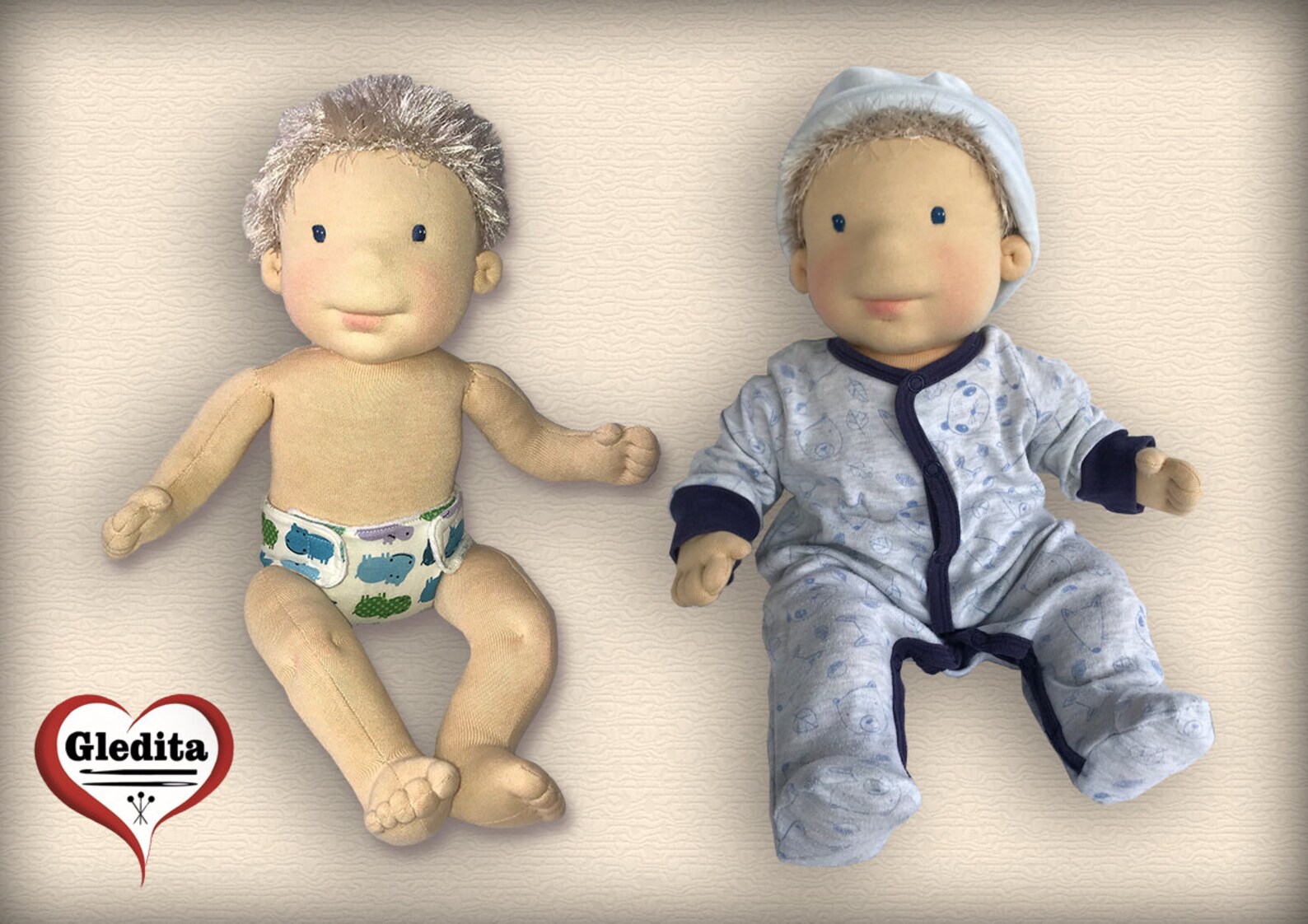 Baby Doll Making Pattern and Tutorial - PDF Instant Download - for 18 ...