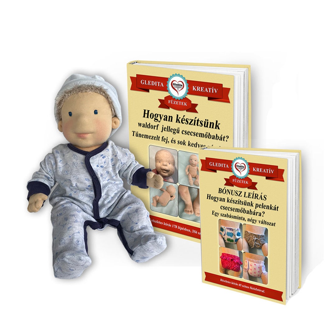 Baby Doll Making Pattern and Tutorial - PDF Instant Download - for 18 ...