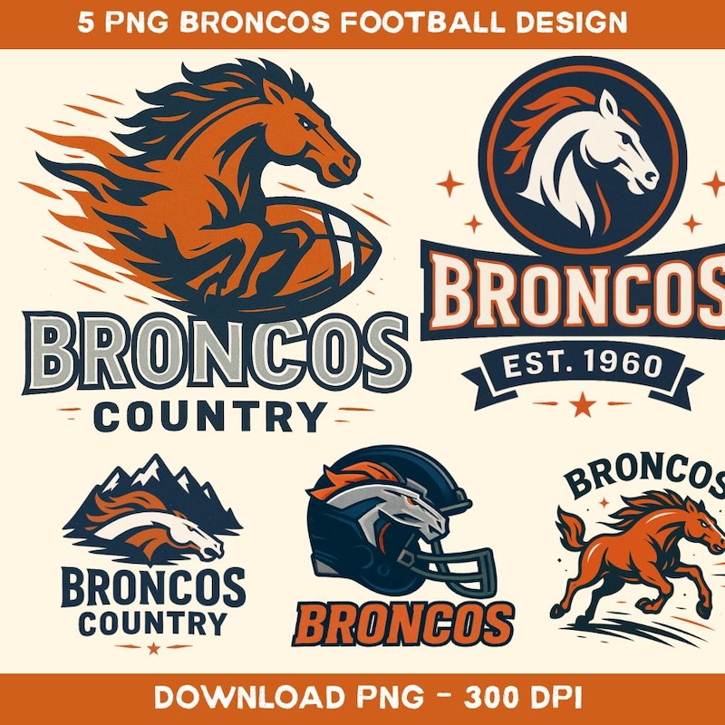 Broncos With Horse Shirt - Etsy