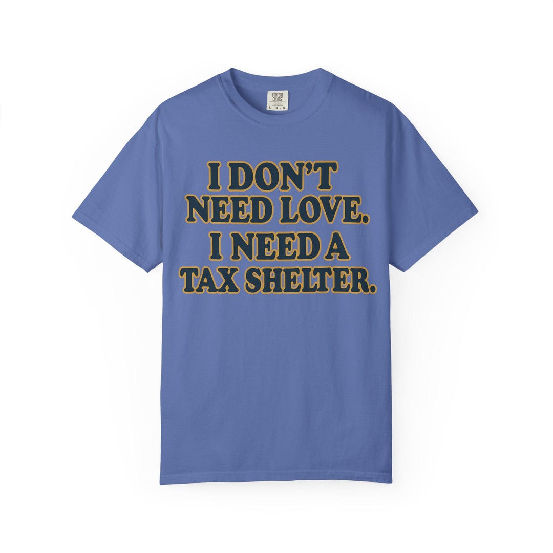 Tax Shelter Humor T-shirt, Funny Gift for Accountant, Unisex Tee ...