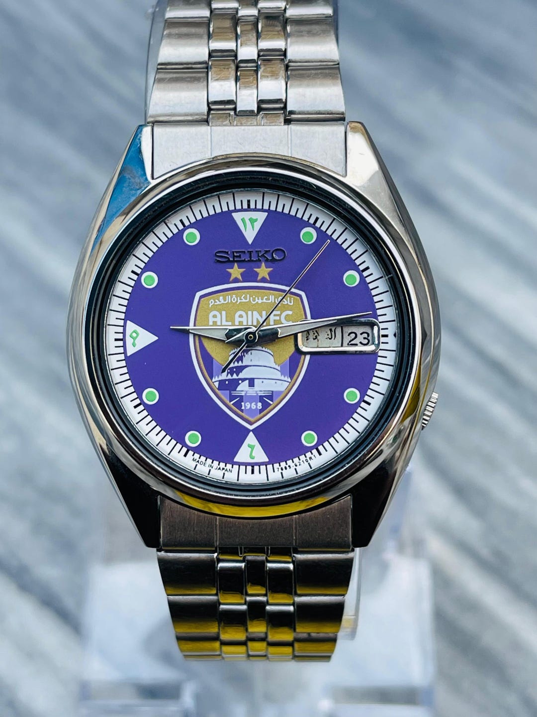Vintage Seiko 5 Automatic Watch – Al Ain FC Football Club Dial - Etsy