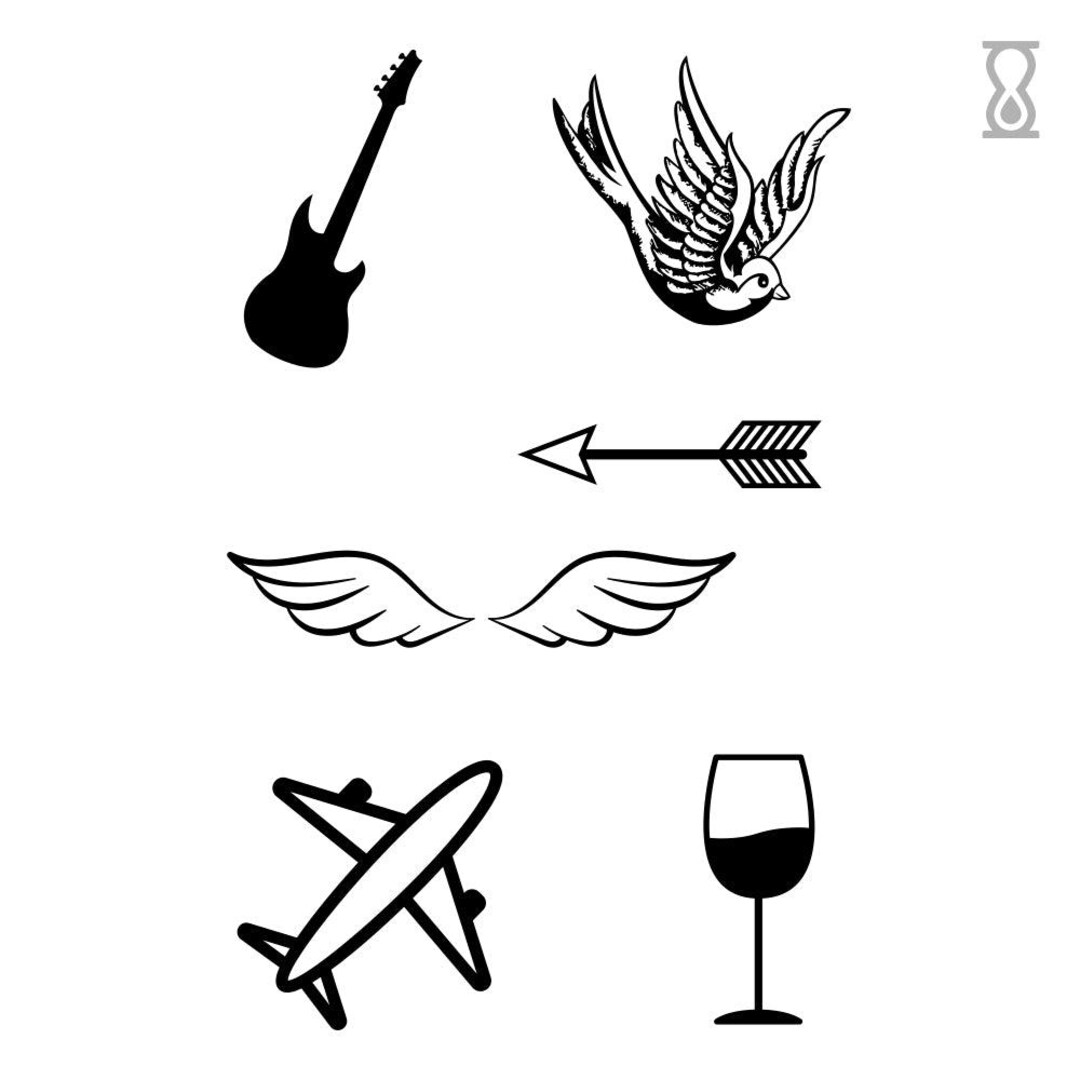 Tiny Tattoos Rockstar Longer Lasting Semi-permanent Tattoo 5-14 Days - Etsy