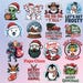 150+ Christmas PNG Bundle | Sublimation Clipart for T-shirts | Cartoon ...