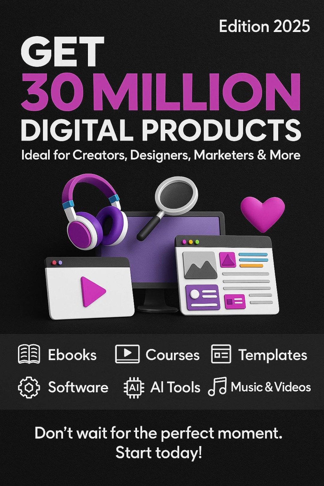 30 Million+ Digital Products Bundle: Canva Templates, AI Prompts ...