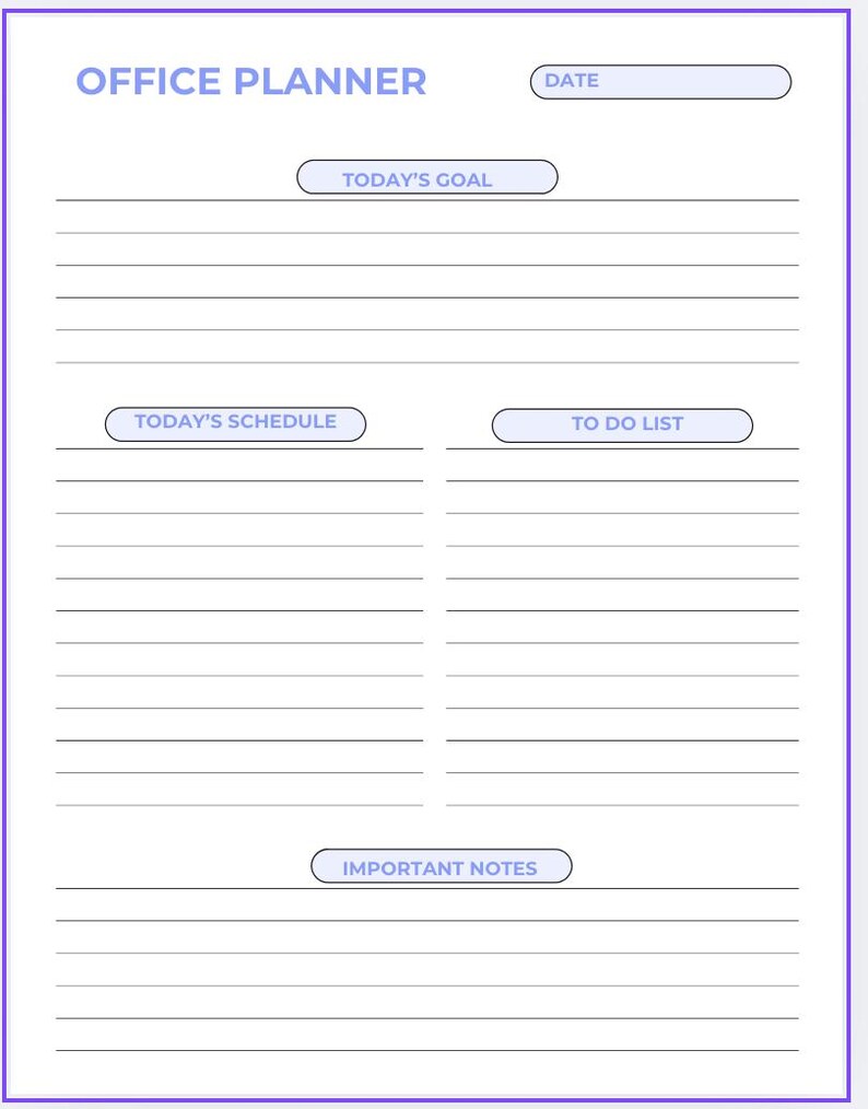 Digital Planner, for Work Goodnotes, Home & Life Organizer, Undated ...