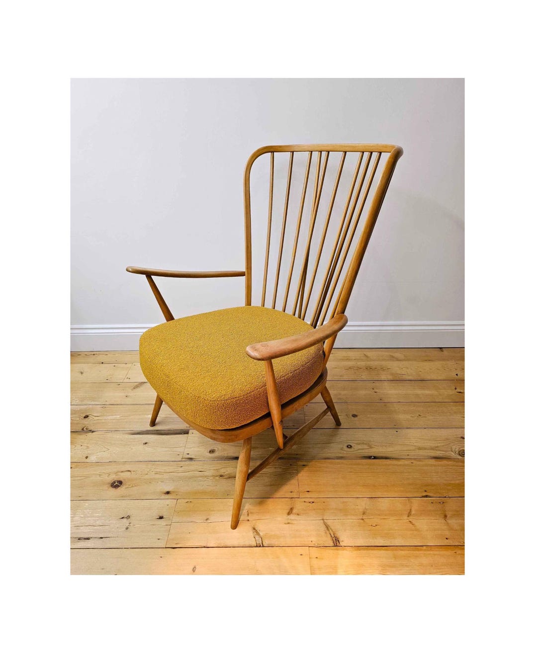 Ercol 478/477 Seat Cushion in Saffron Boucle - Etsy UK