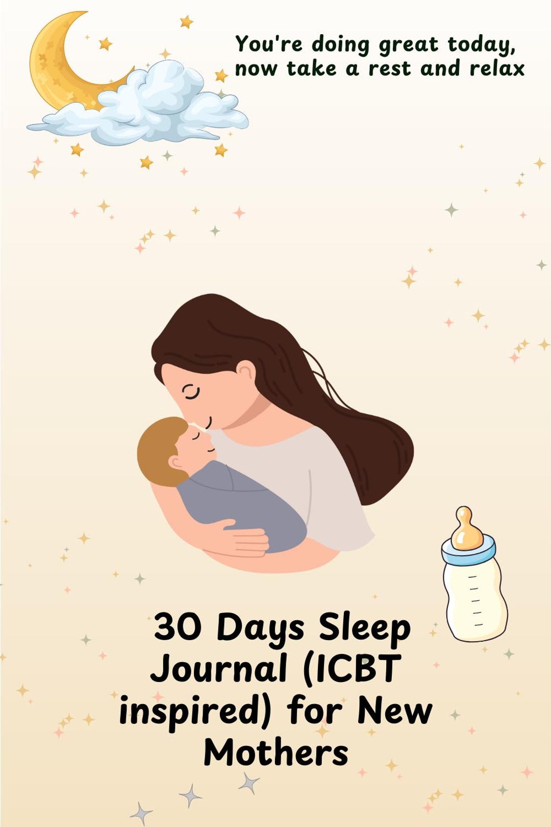 Postpartum Sleep Journal: CBT-I Insomnia Tool for New Moms - Etsy UK