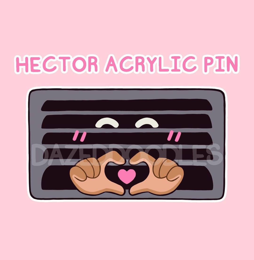 Date Everything Hector 2-inch Acrylic Pin - Etsy