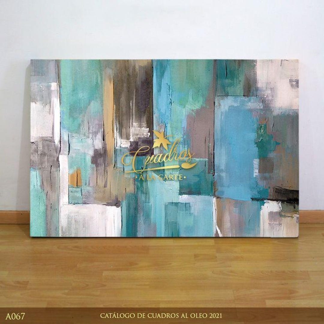 Blue Tesseract - Abstract Blue Painting | 100% Hand-painted | Textured ...